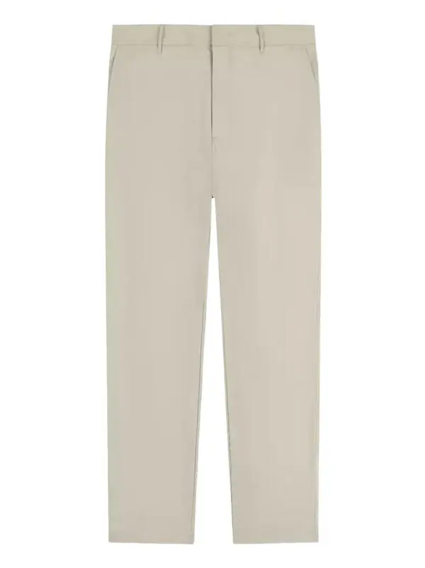 Armani Exchange Straight-leg Trousers - Neutrals