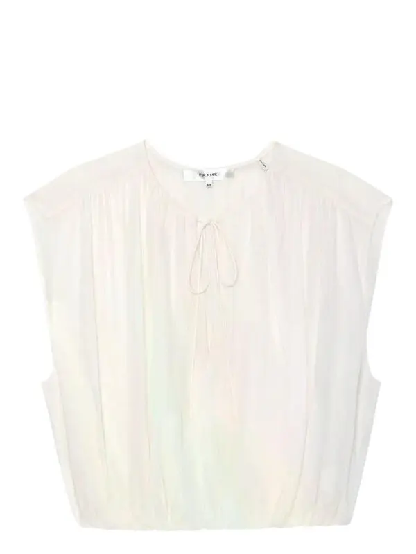 FRAME The Wave Tie-fastening Top - Neutrals