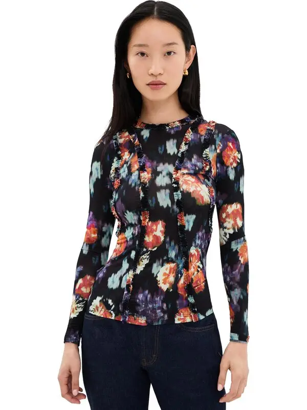 Ulla Johnson Clover Jersey Top - Nocturne