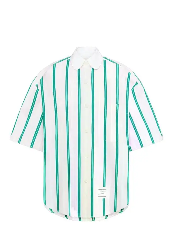 Thom Browne Stripe Poplin Shirt - Pink