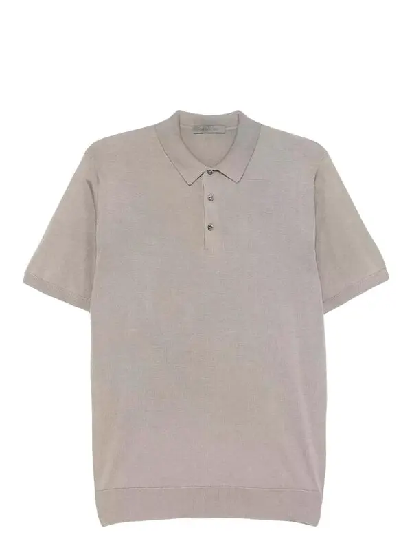 Corneliani Short-sleeve Knitted Sweater - Neutrals