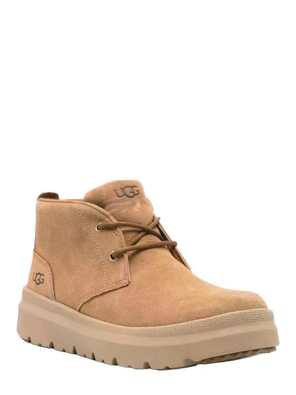 UGG Lace-up Suede Boots - Neutrals
