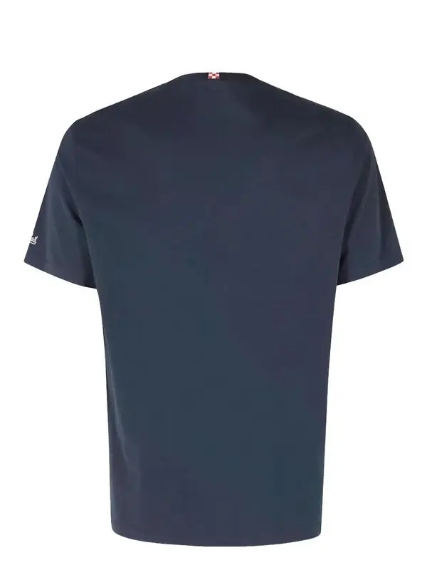 MC2 SAINT BARTH Portofino Embroidered T-shirt - Blue