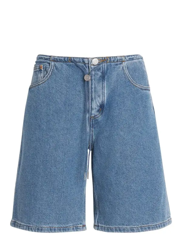 Still Here Cool Denim Shorts - Blue