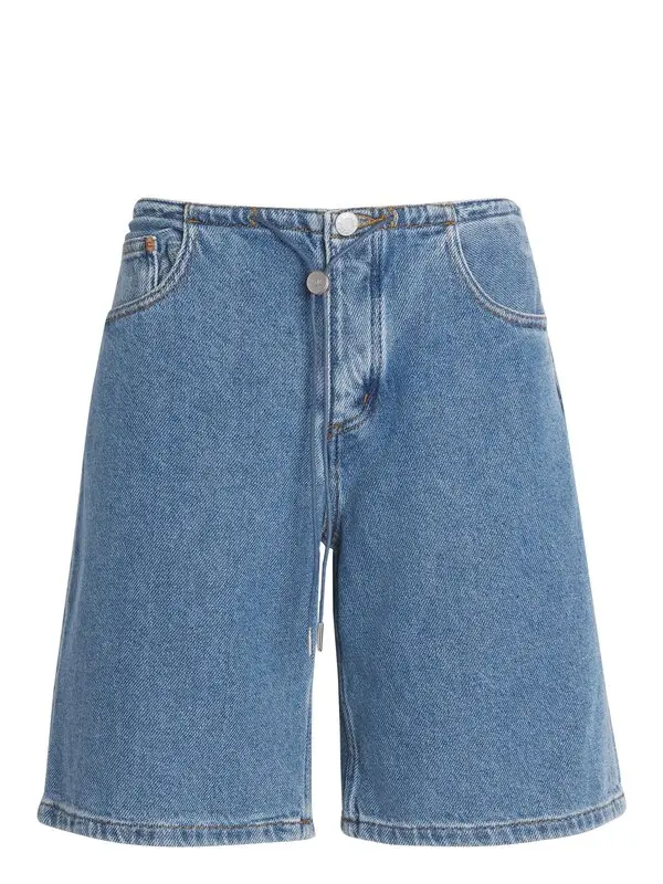 Still Here Cool Denim Shorts - Blue