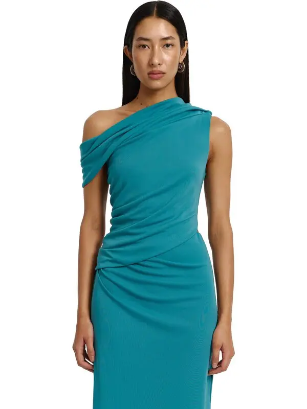 Significant Other Drue One-shoulder Draped Top - High Tide