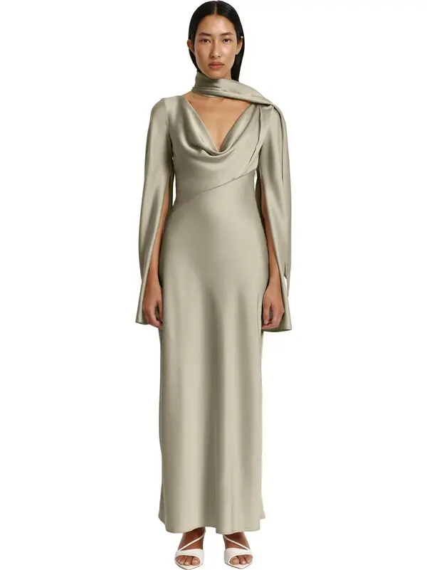 Significant Other Luka Long Sleeve Gown - Willow