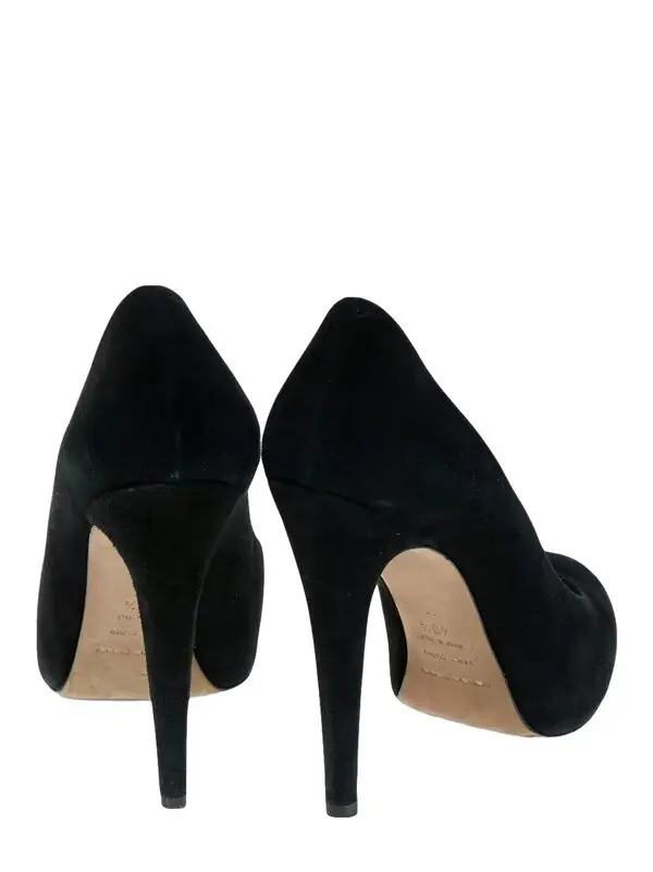 SERGIO ROSSI Suede Pumps - Black
