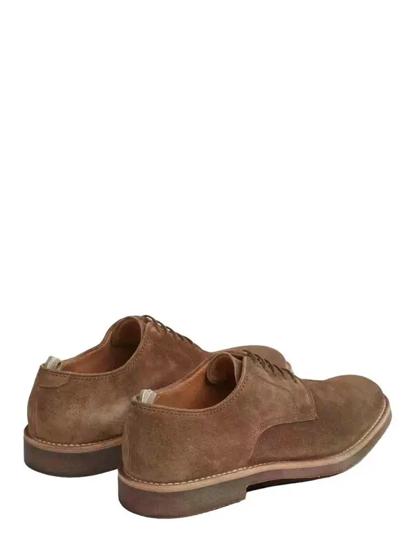 Officine Creative Hopkins Suede Derby Shoes - Neutrals