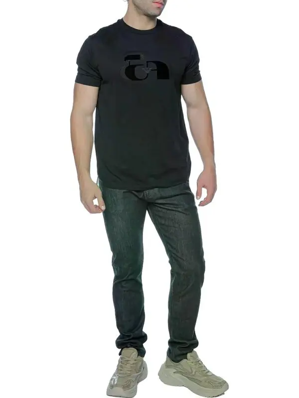 Emporio Armani Five-pocket Slim-cut Jeans - Black