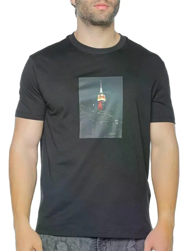 Armani Exchange Graphic-print T-shirt - Black