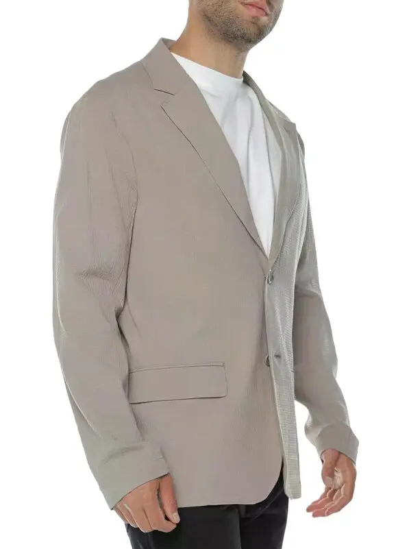 Armani Exchange Notch-lapel Blazer - Neutrals