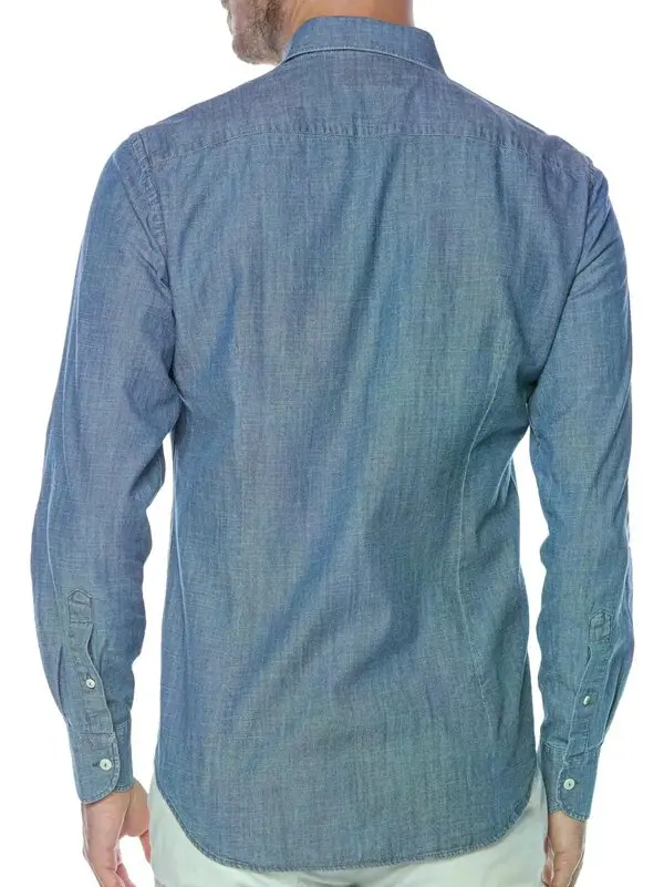 MC2 SAINT BARTH Pamplona Button-down Shirt - Blue