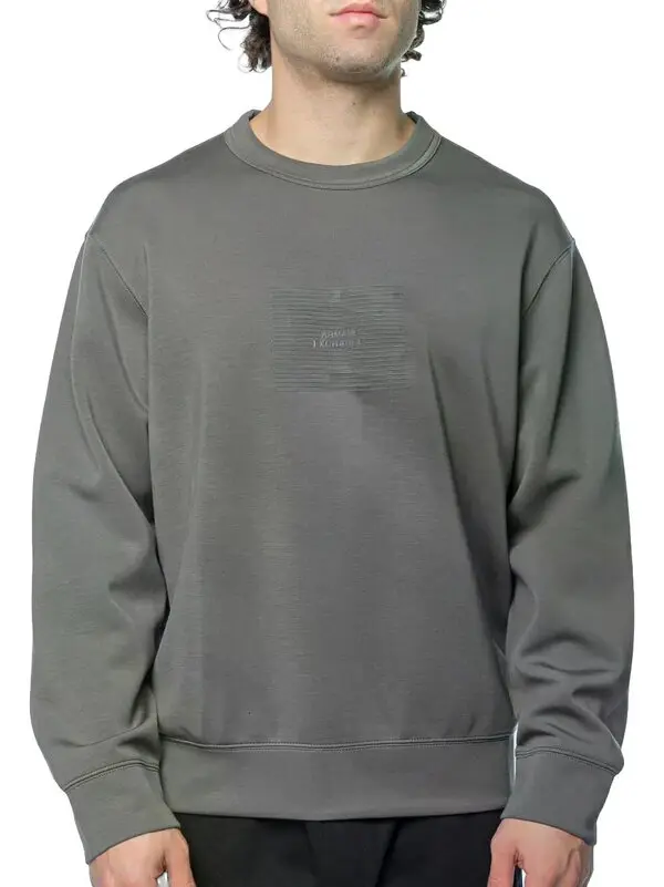 Armani Exchange Logo Print Sweatshirt - Grey