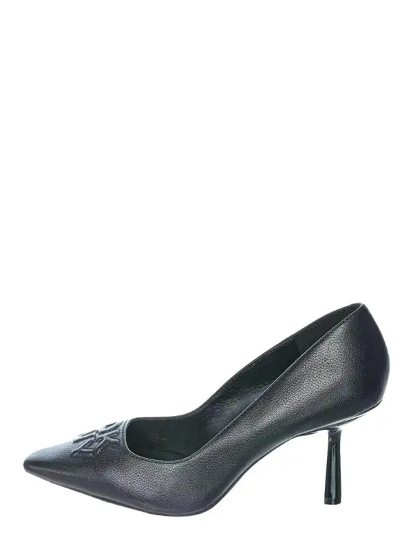 Dkny Nella Logo-embossed Pumps - Black