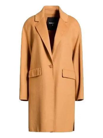Patrizia Pepe Wool And Polyamide Coat - Camel