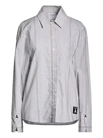 Patrizia Pepe Cotton Striped Shirt - Beige