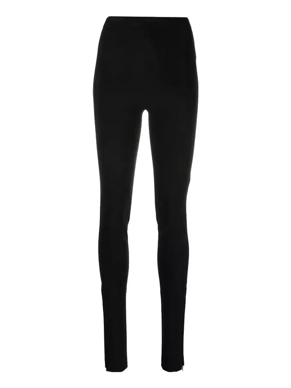 Nina Ricci High-rise Fitted Trousers - Black