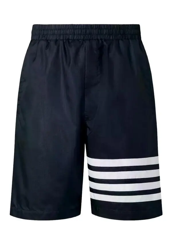 Thom Browne Ripstop 4-bar Track Shorts - Blue