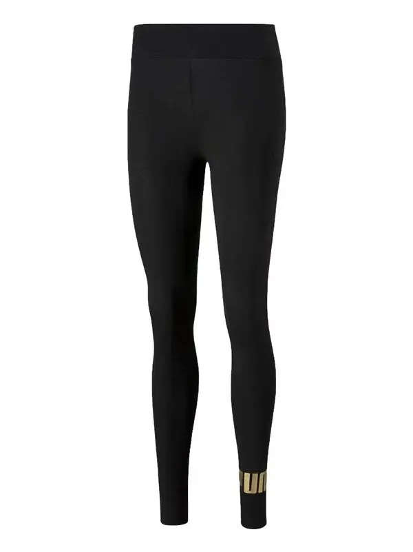PUMA Essentials+ Logo-print Leggings - Black