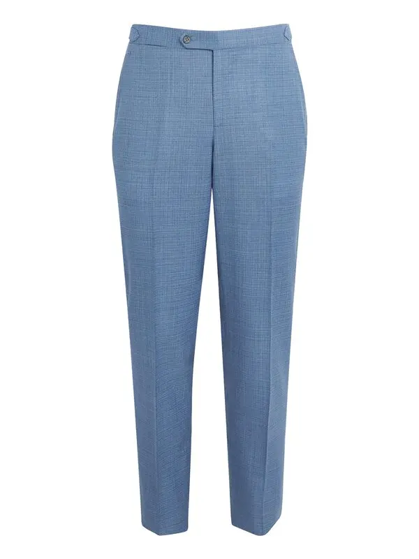 Isaia Wool Trousers - Blue