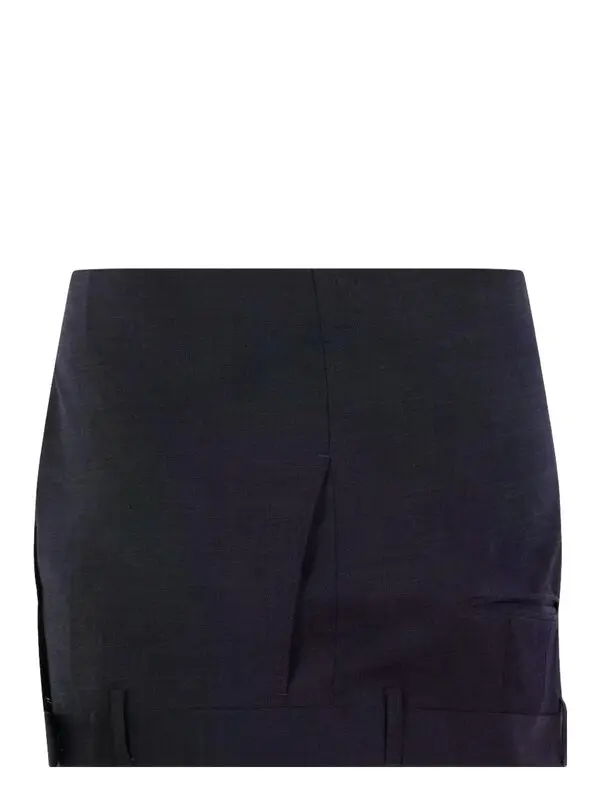 HODAKOVA Belt-loop Detail Mini Skirt - Black