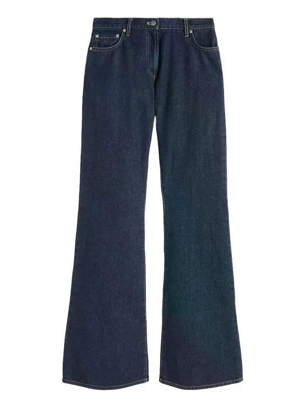 Aspesi Contrast-stitch Jeans - Blue