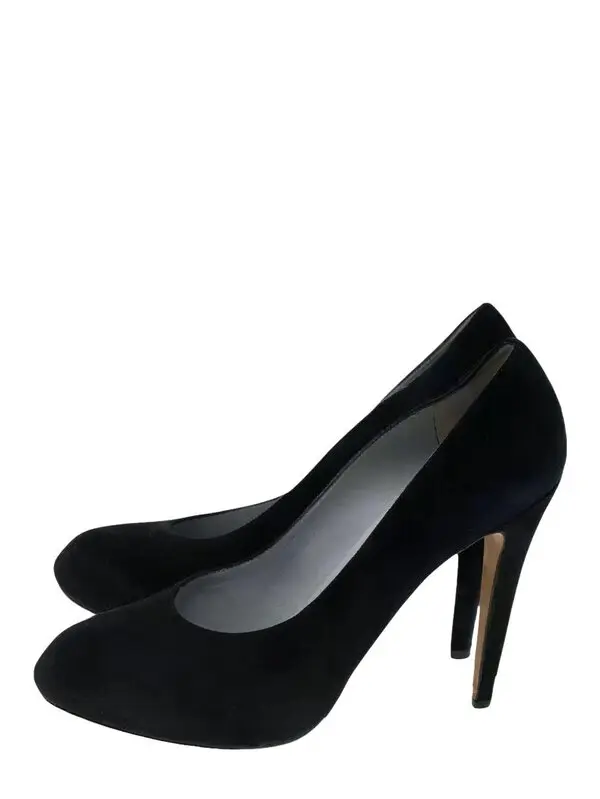 SERGIO ROSSI Suede Stiletto Pumps - Black