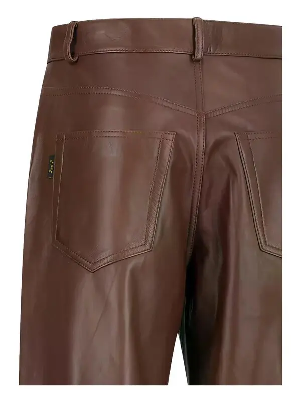 Destin Bonnie Leather Jeans - Brown
