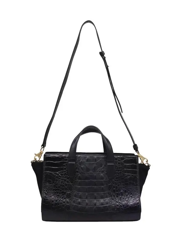 ALEXANDER WANG Pelican Croc-embossed Tote Bag - Black