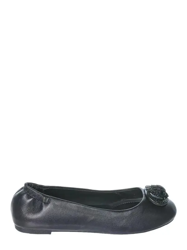 Kurt Geiger Chelsea Eagle-plaque Ballet Flats - Black