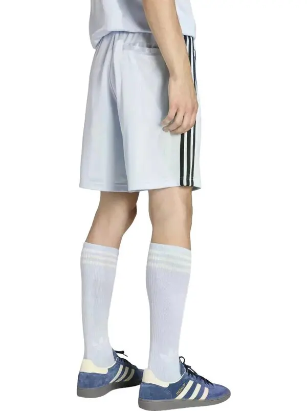 Adidas Engineered Logo Print Shorts - Blue