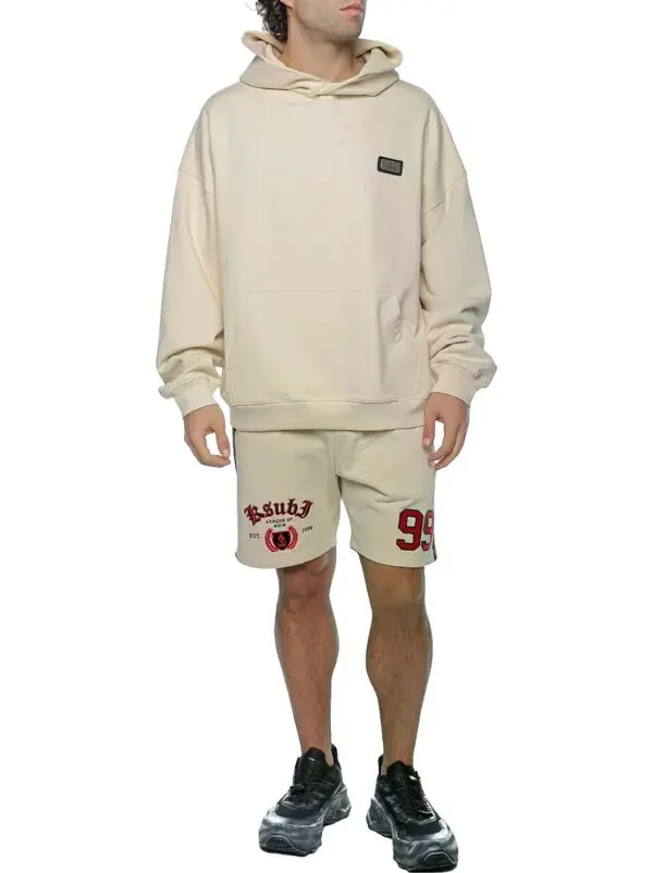 Ksubi 99 Kball Short Desert Logo-patch Shorts - Neutrals