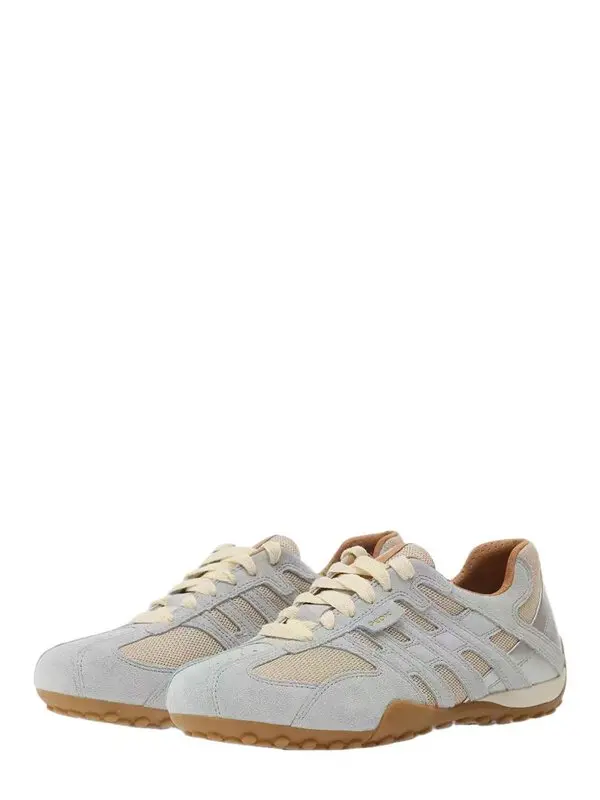 Geox Panelled Mesh Insert Sneakers - Grey