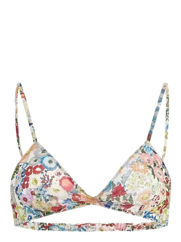 Khaite Talita Top In Cream Multi - Neutrals
