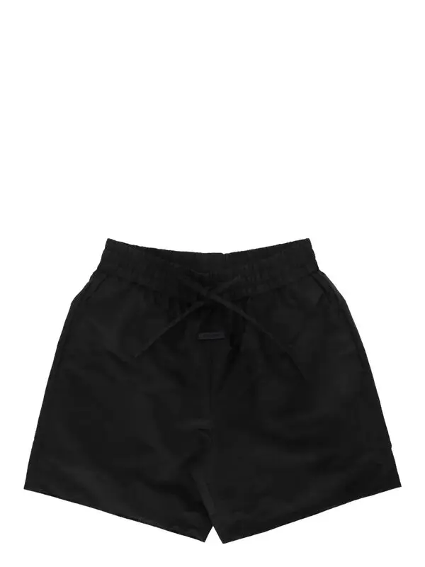 Fear Of God Logo-patch Drawstring Track Shorts - Black