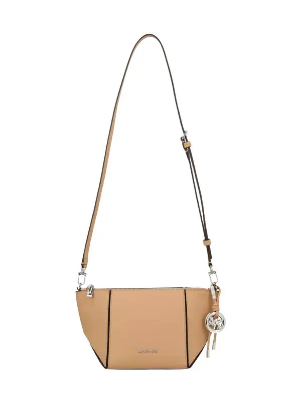 Michael Kors Jordi Leather Crossbody Bag - Neutrals