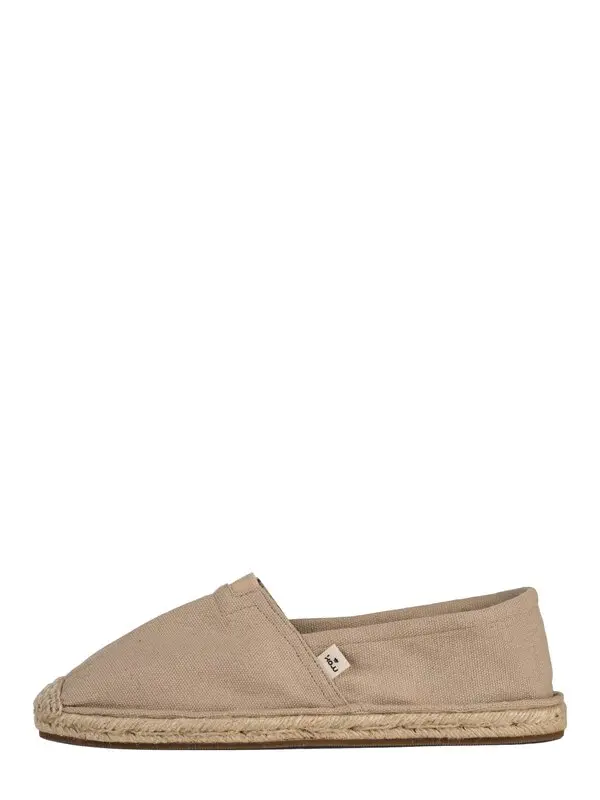 KINGDOM OF WOW Extra Fit Cotton Espadrilles - Brown