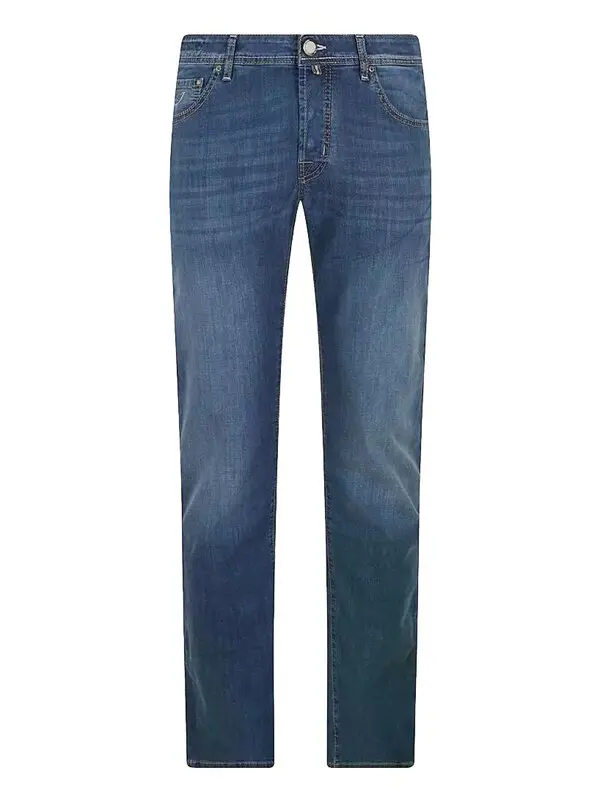 Jacob Cohen Bard Faded-effect Slim-fit Jeans - Blue
