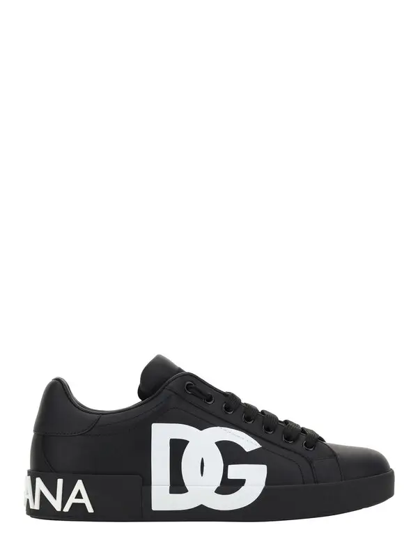 Dolce & Gabbana Calfskin Sneakers - Black