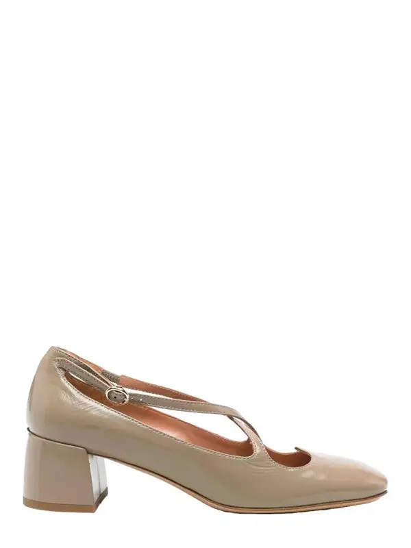 A.BOCCA Cross-strap Heart-detail Pumps - Neutrals