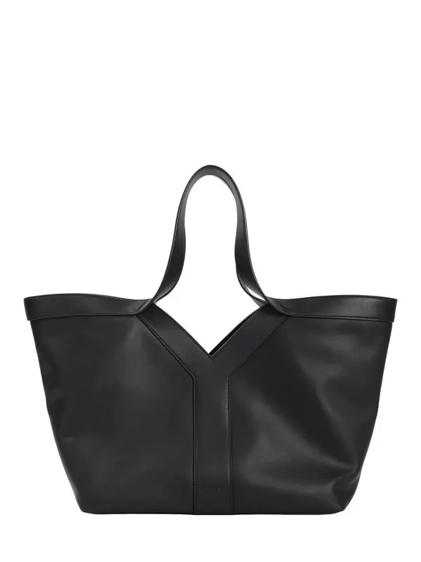 Saint Laurent Small Y Tote Bag - Black