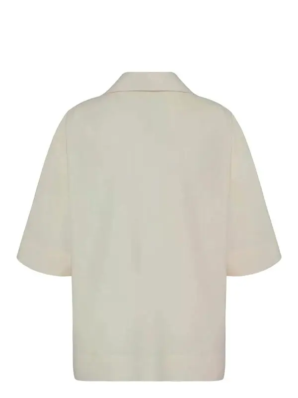 UMIT BENAN Michelle Short-sleeve Shirt - Neutrals