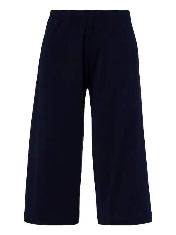 THE ROW Dusk Cotton Bermuda Pants - Blue