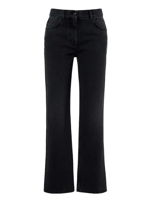 THE ROW Fargo Straight Jeans - Black