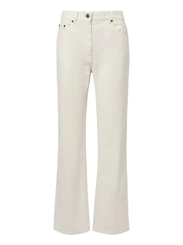 THE ROW Fargo Straight Jeans - White