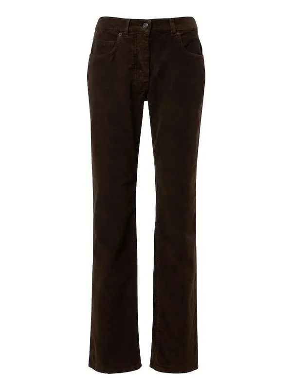 THE ROW Frava Straight Jeans - Brown