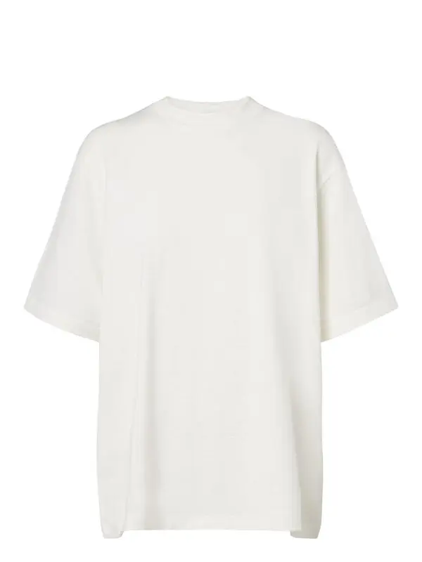 THE ROW Estavo Oversized Linen-blend T-shirt - White