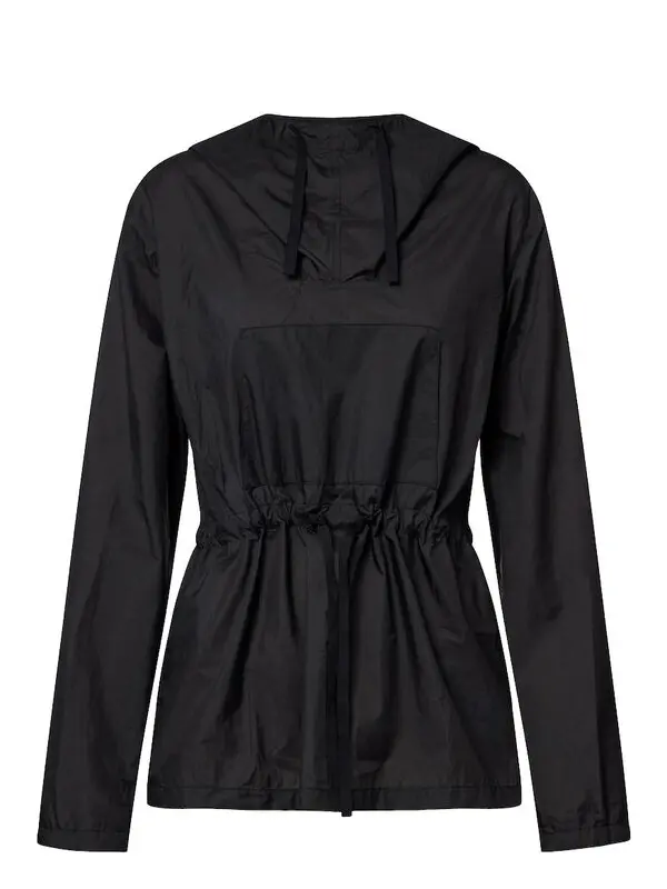 THE ROW Beloura Hooded Technical Jacket - Black