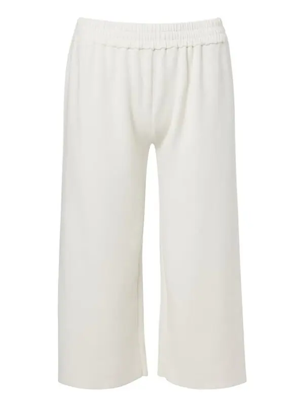 THE ROW Ozias Cropped Sweatpants - White